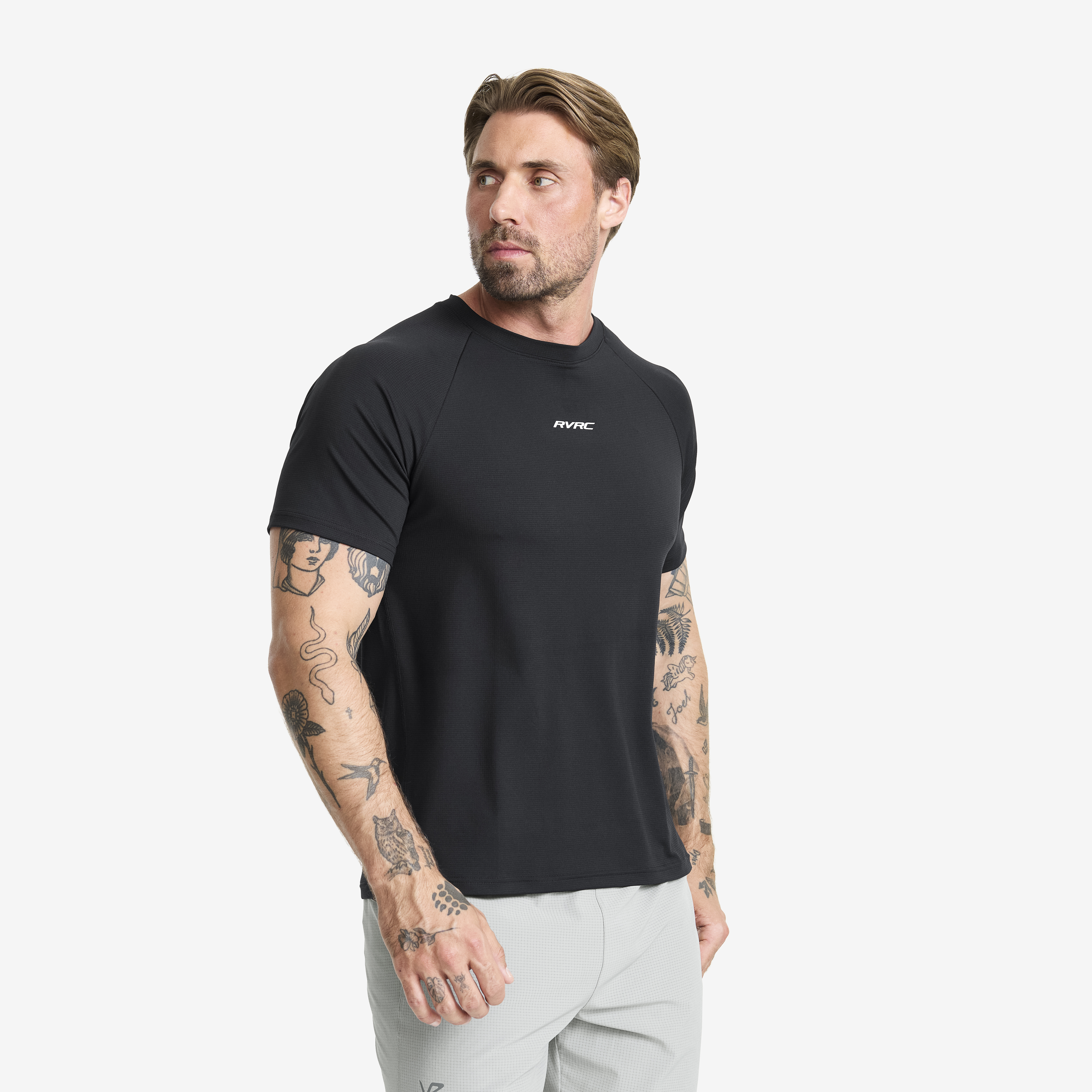 Pulse Active T-shirt Men Black | RevolutionRace