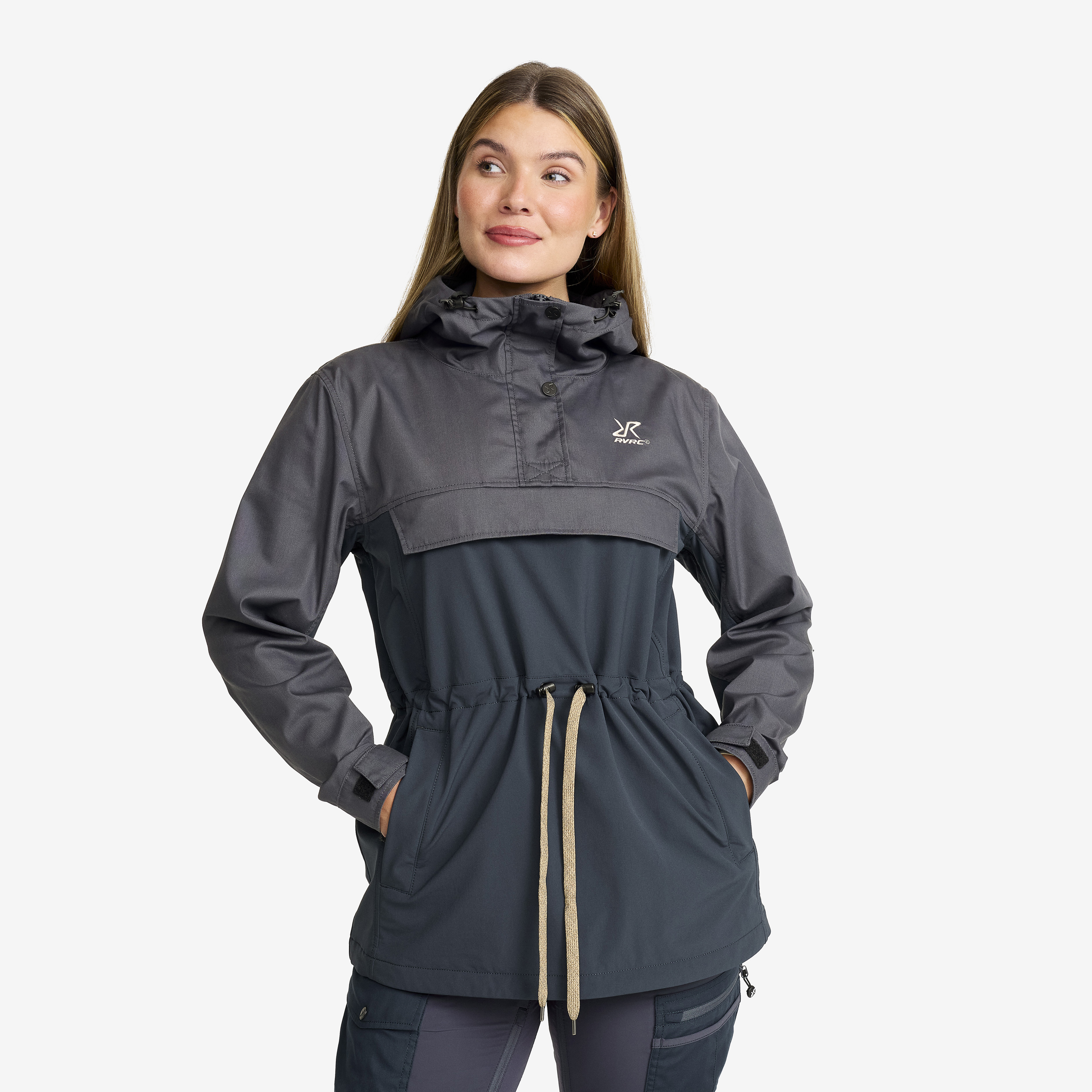 Rambler Lightweight Anorak Women India Ink/Blueberry | RevolutionRace