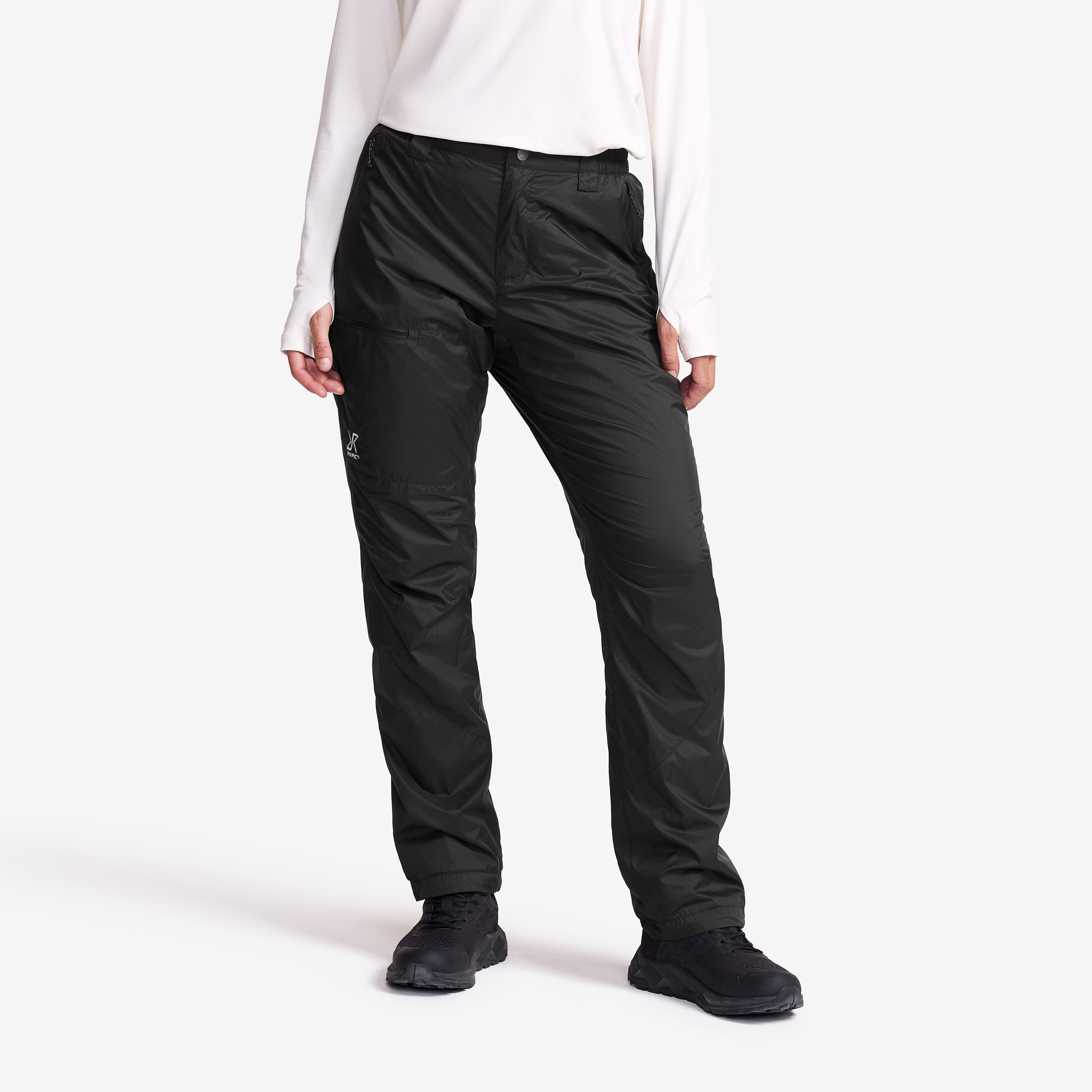 Brisk Tech Fleece-lined Pants Women Black | RevolutionRace