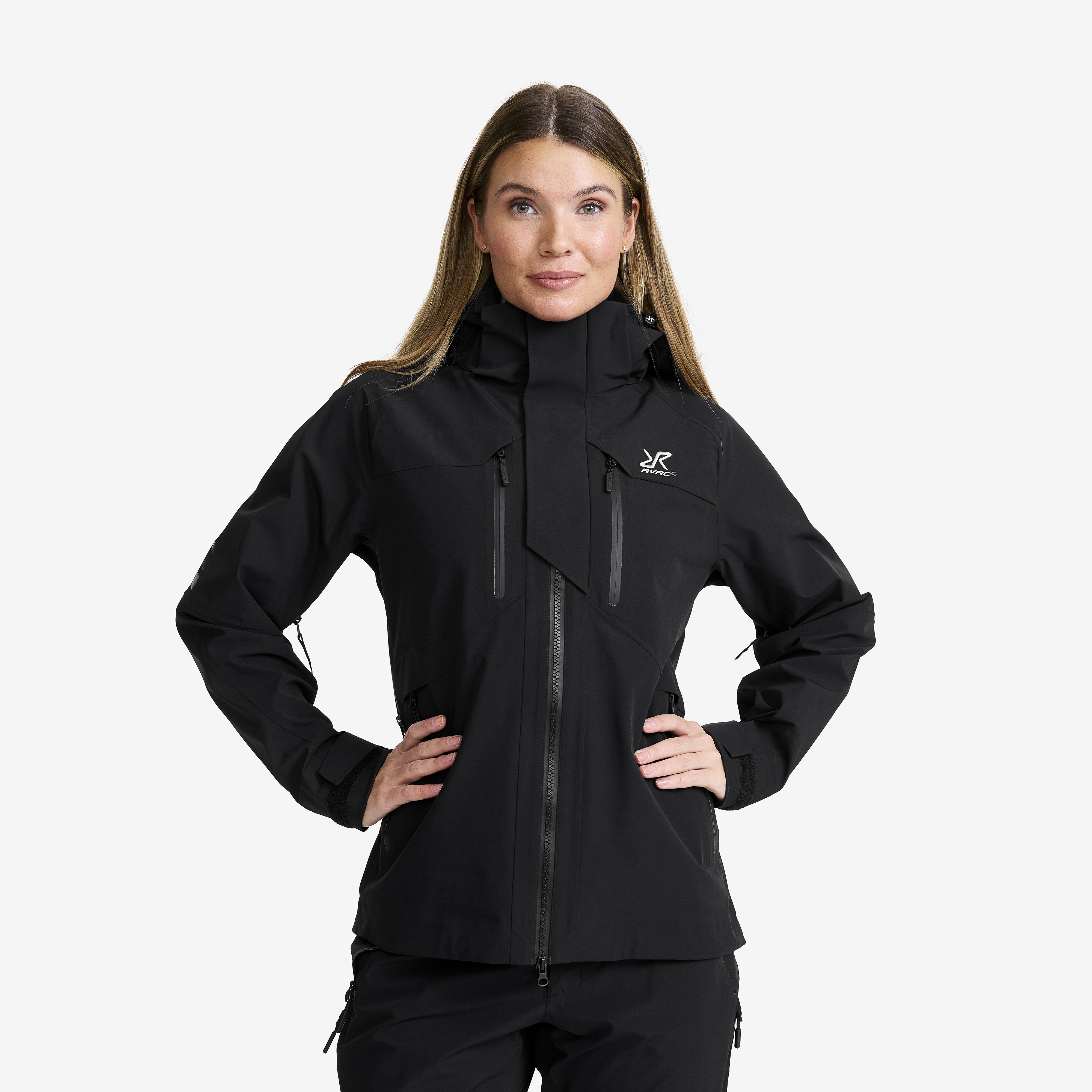 Aries Pro 3L Shell Jacket Dam Black | RevolutionRace