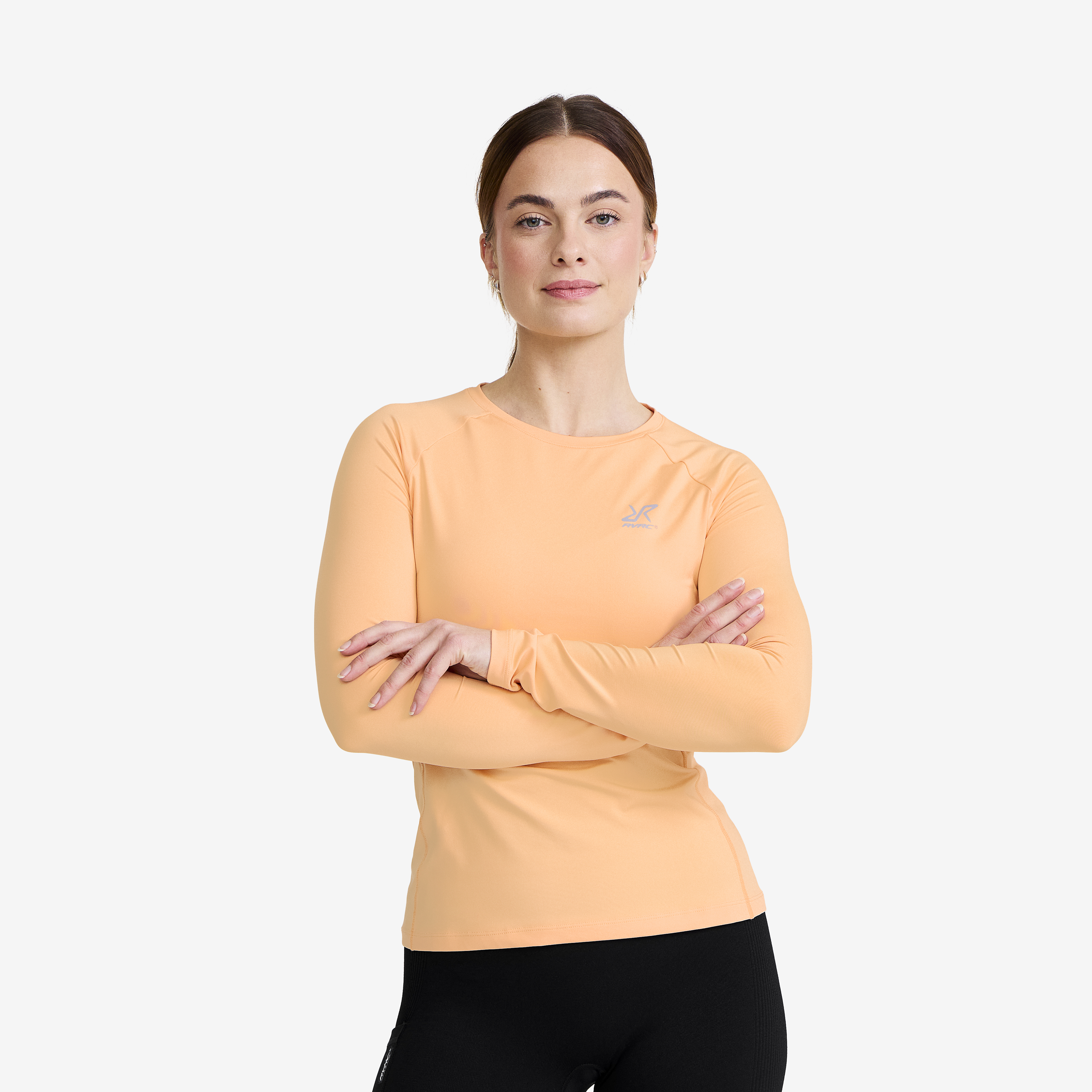 Stride Active Long-sleeved T-shirt Damskie Peach Fuzz | RevolutionRace