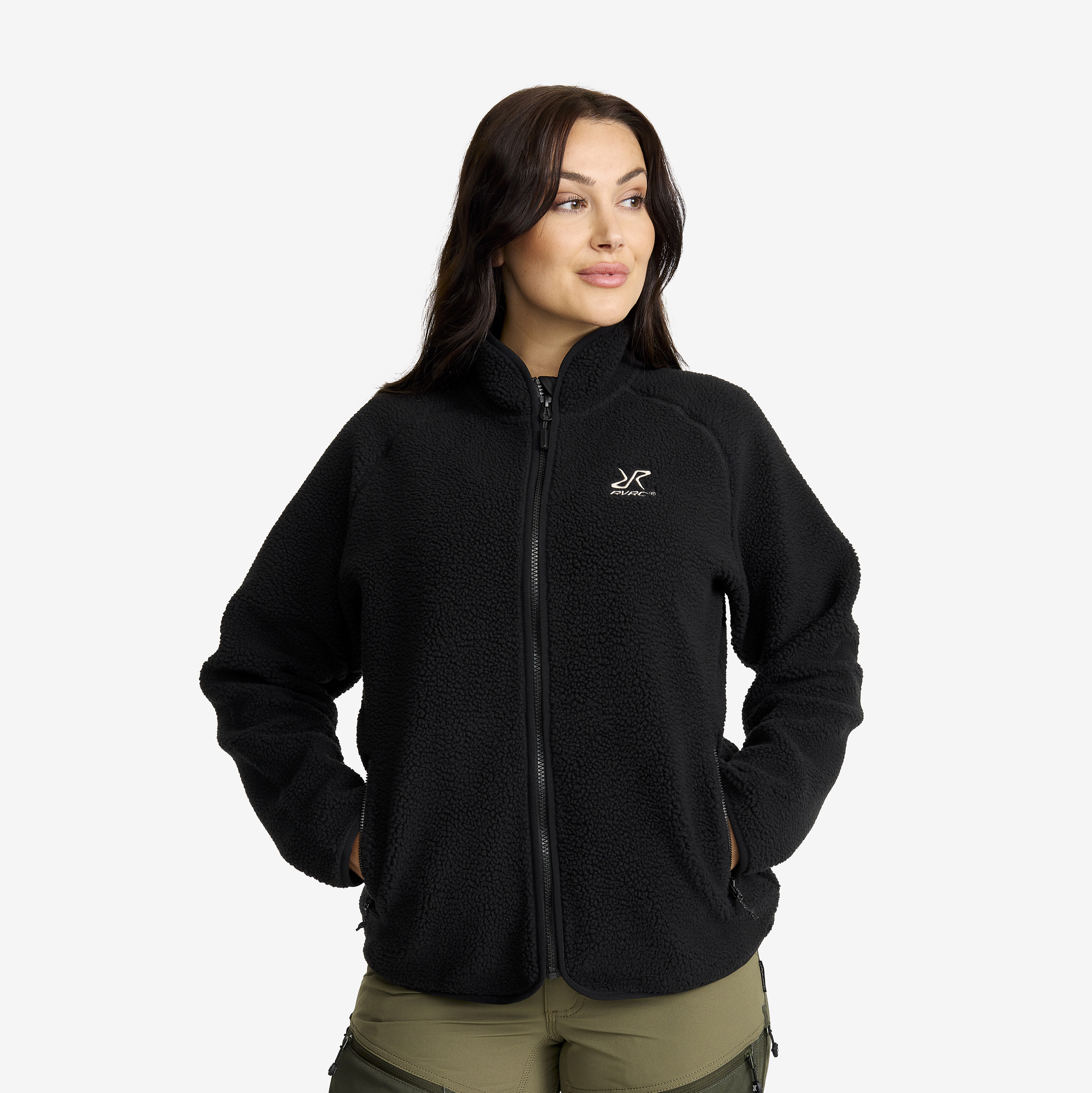 Canyon Full-zip Pile Fleece Women Black | RevolutionRace