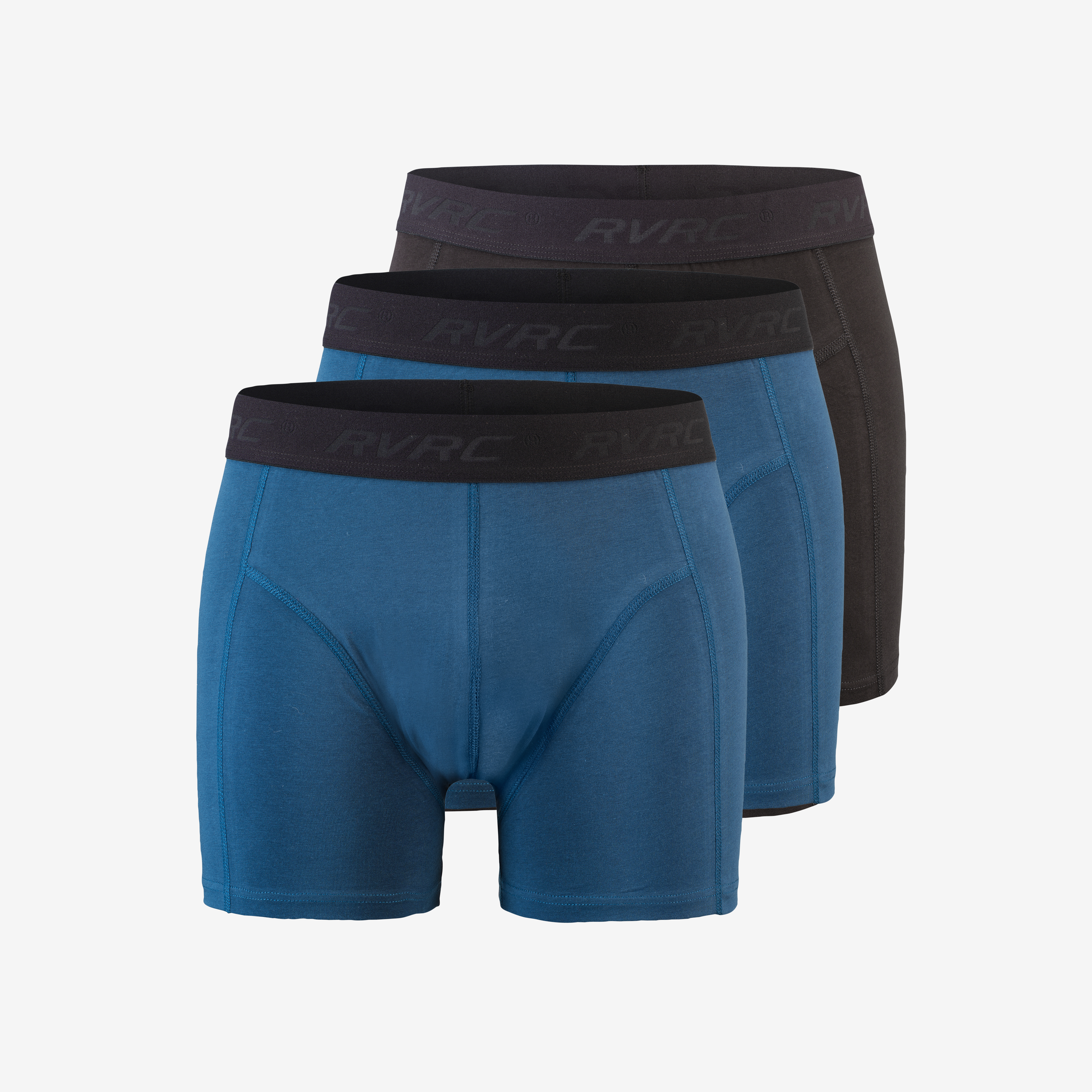 3-pack Ultimate Soft Boxers Hombres Black/Moonlit Ocean | RevolutionRace