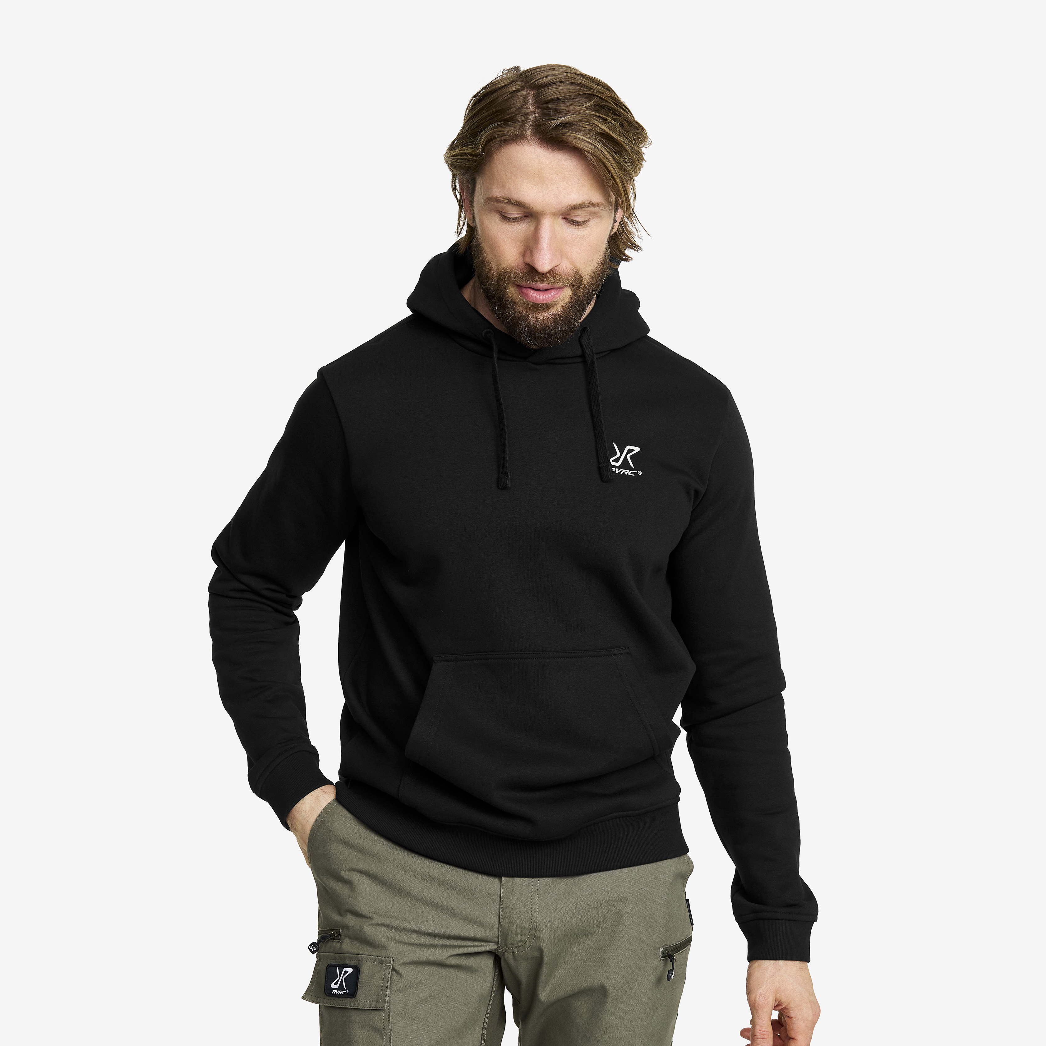 RVRC Hoodie Men Black | RevolutionRace