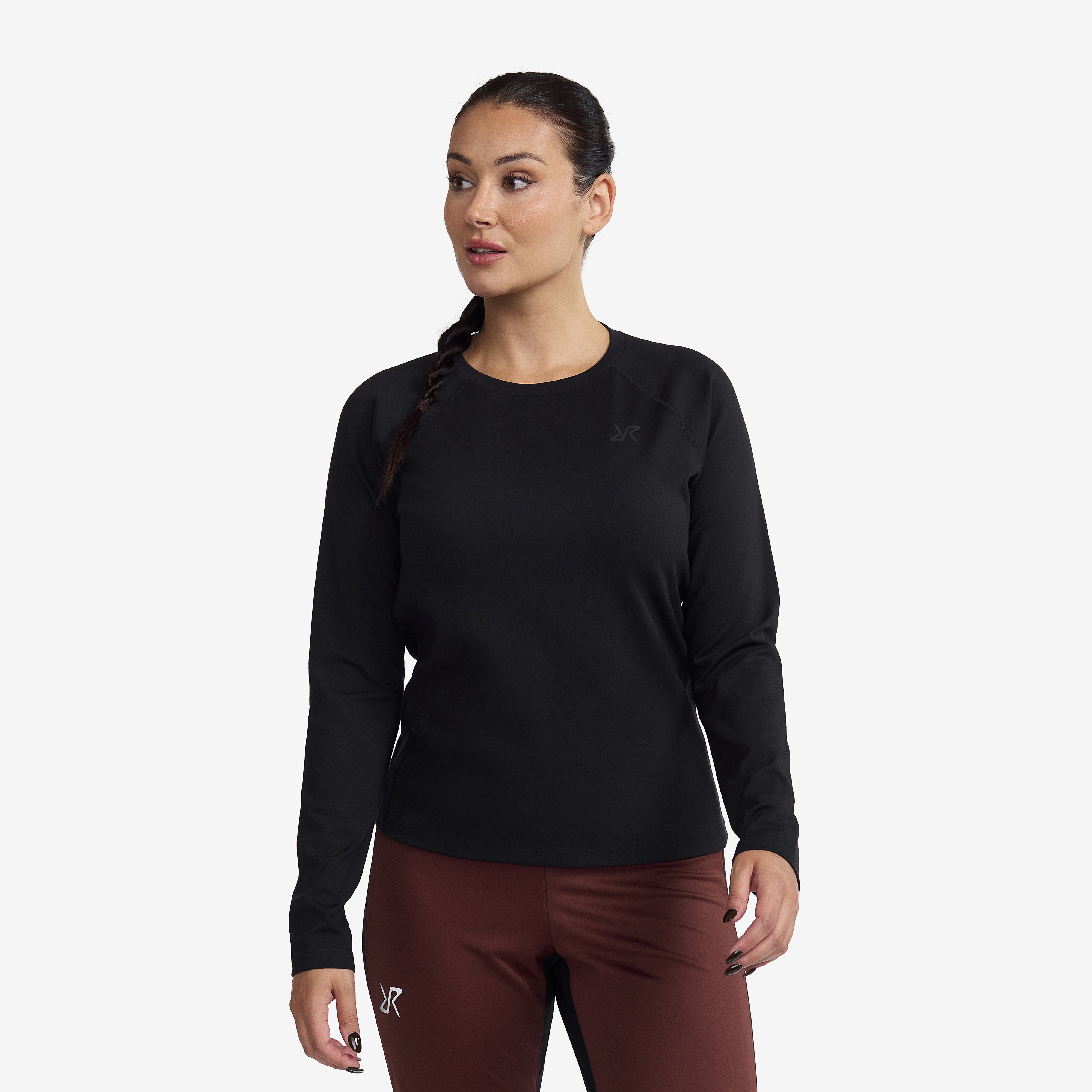 Prep Crew Neck Top Women Black | RevolutionRace