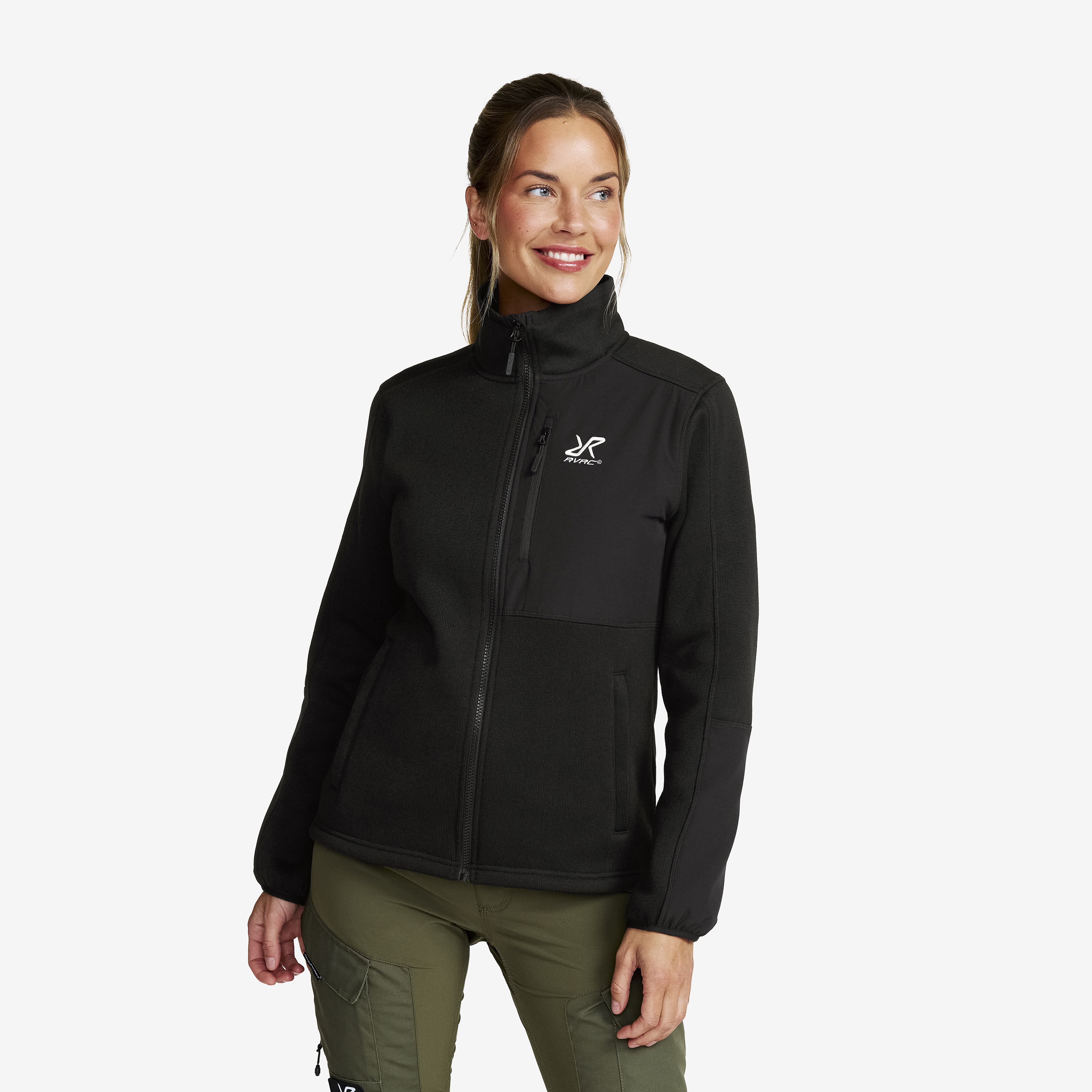 Northbound Fleece Jacket Women Black | RevolutionRace