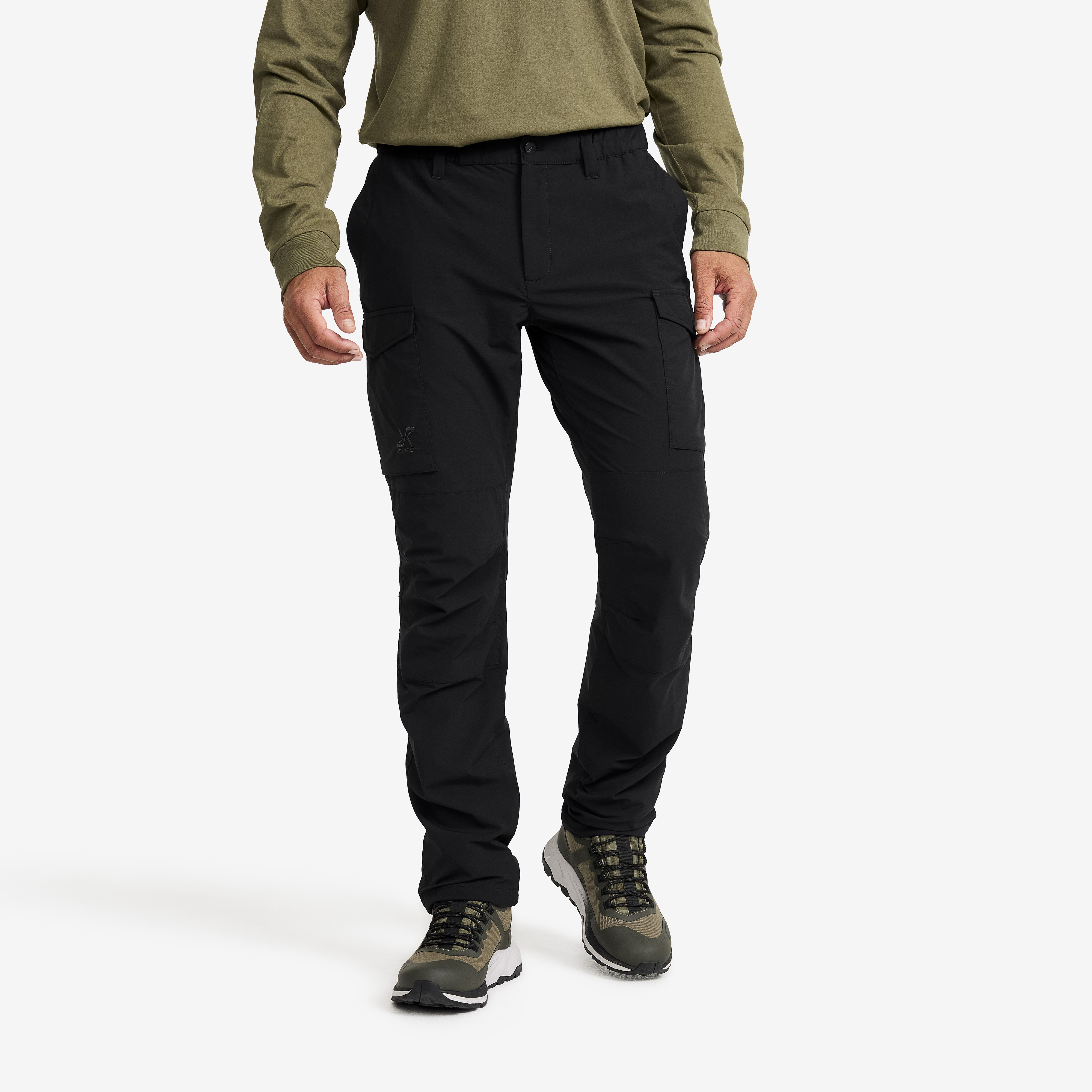 Adventure Cargo Stretch Pants Men Black | RevolutionRace