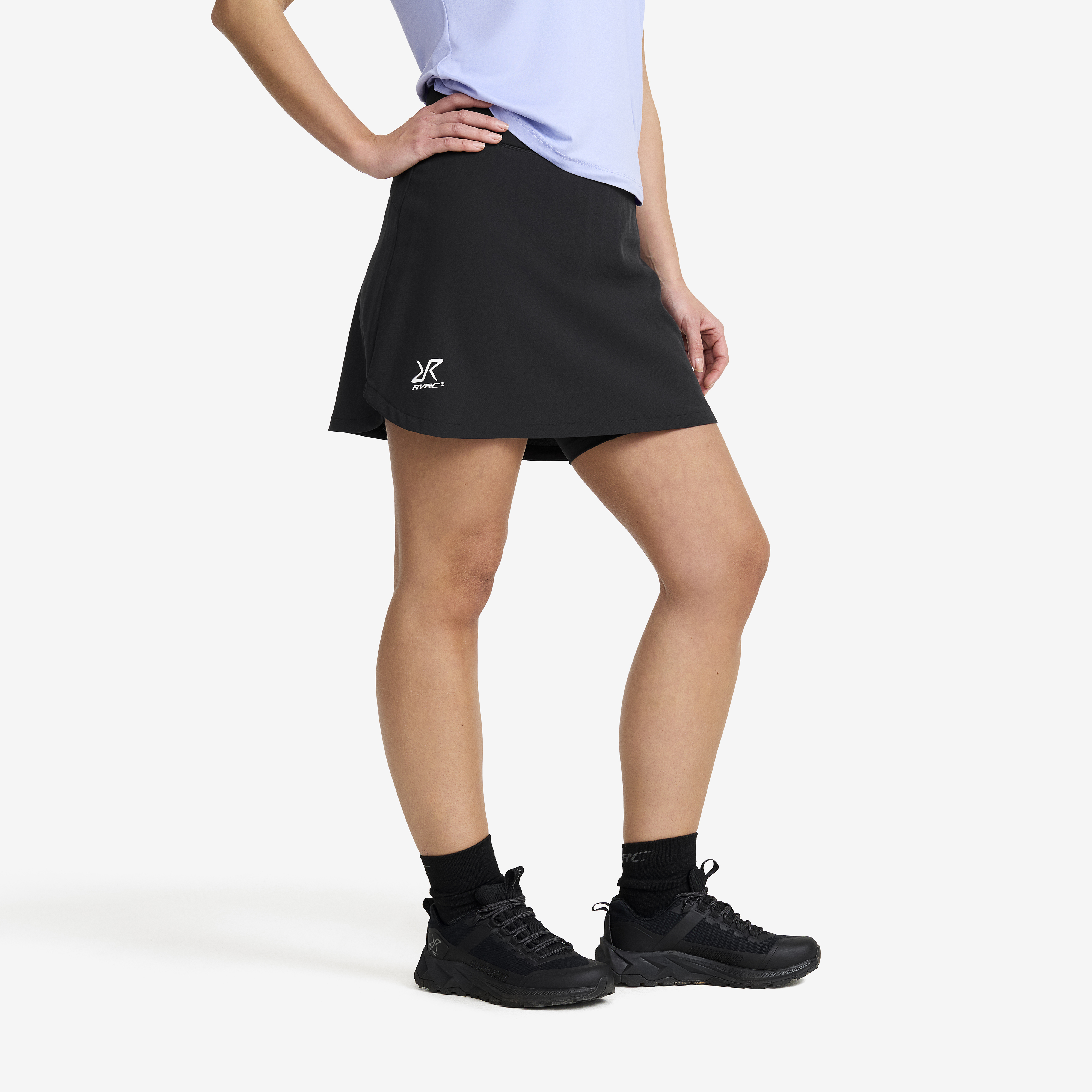 Rise 2 In 1 Skirt Women Black Revolutionrace