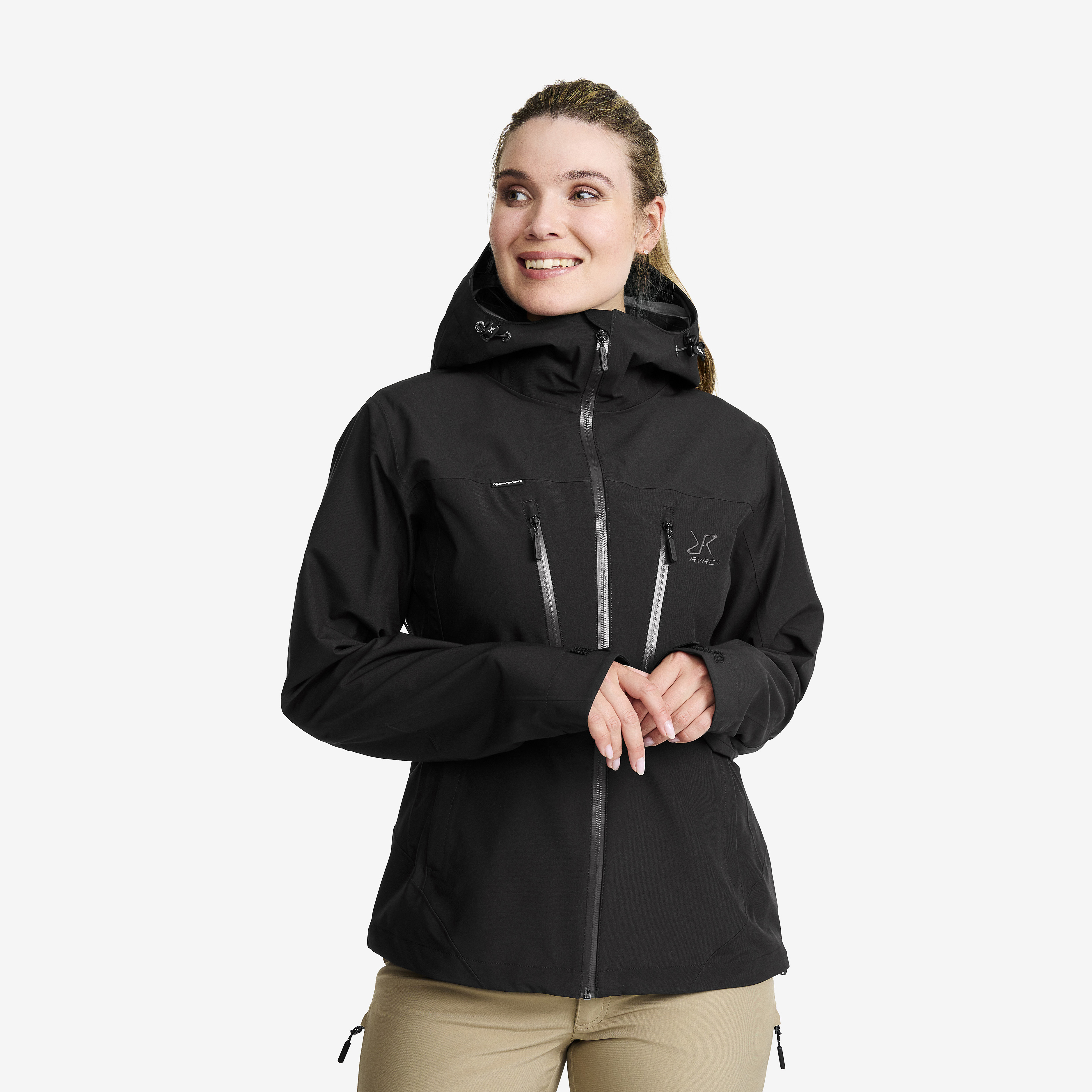 Silence Proshell 3L Jacket Women Black/Anthracite | RevolutionRace